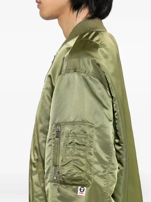 AAPE BY *A BATHING APE Logo-patched Bomber Jacket
