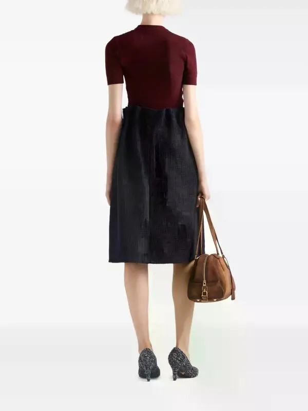Prada Wool Midi Skirt
