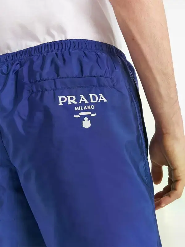 Prada Logo-print Swim Shorts