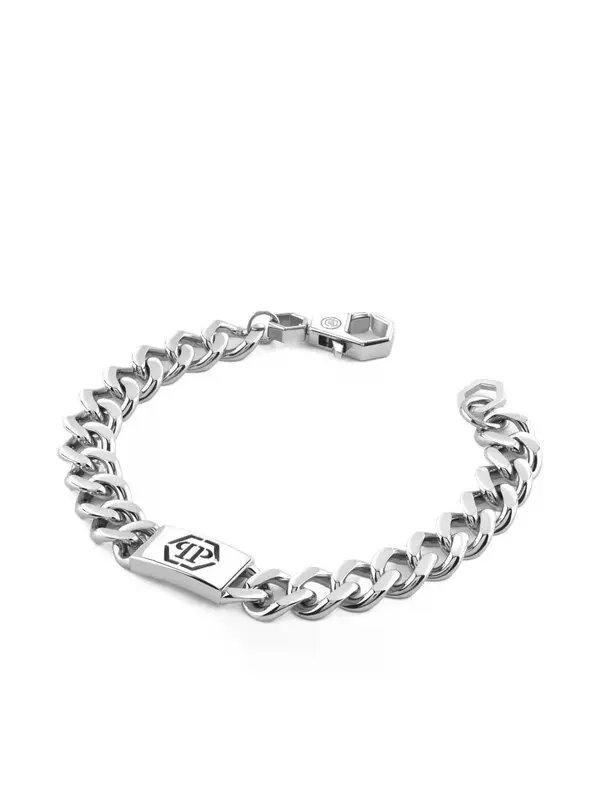 Philipp Plein Stainless Steel Chain-link Bracelet - Silver