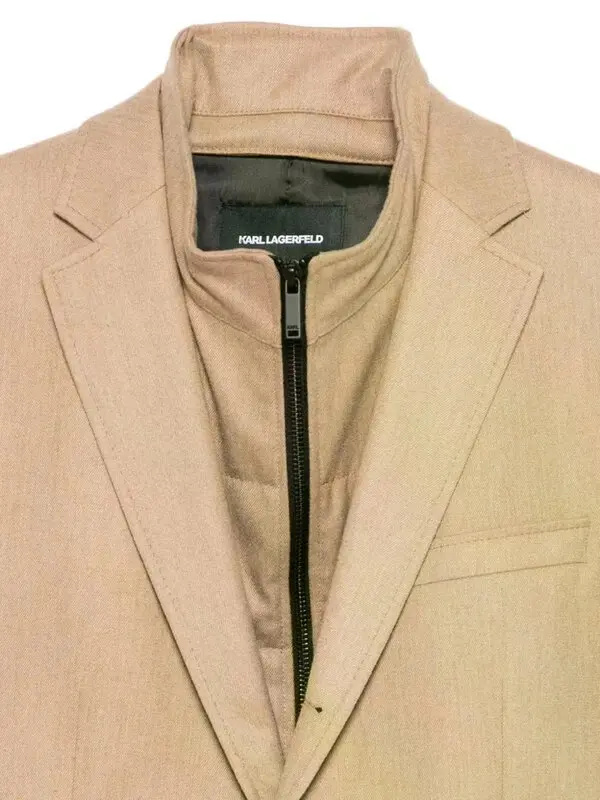Karl Lagerfeld Single-breasted Blazer - Neutrals