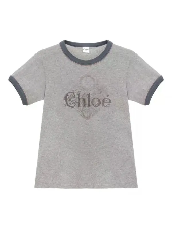 Chloé Logo Cotton T-shirt