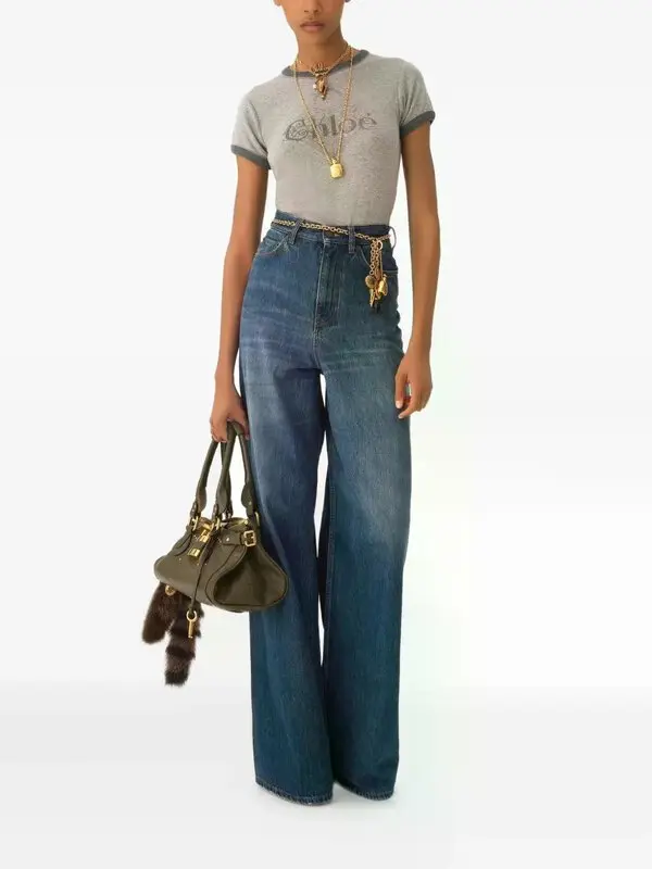 Chloé Logo Cotton T-shirt