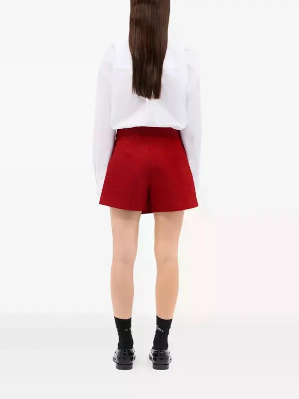 MSGM Button-fastening Wrap Shorts