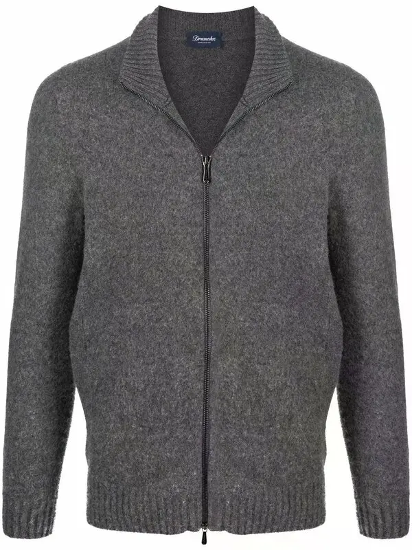 DRUMOHR Zipped-up Knit Cardigan