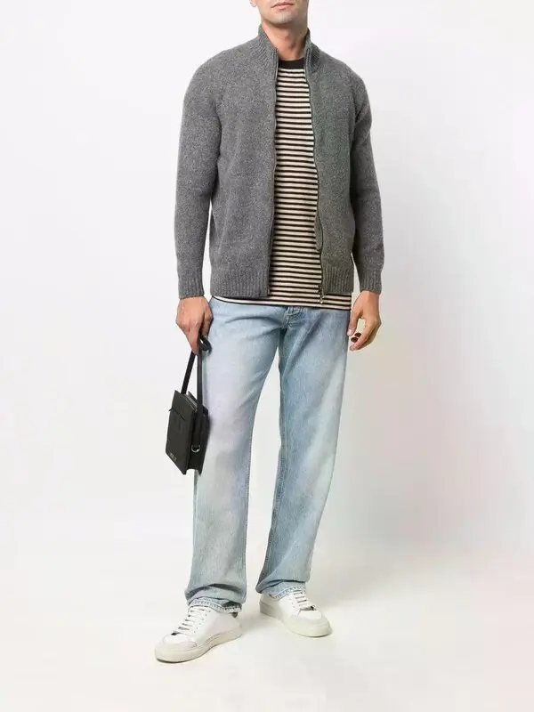 DRUMOHR Zipped-up Knit Cardigan