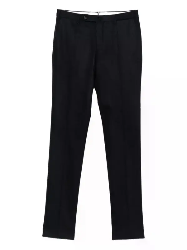 Incotex Pressed-crease Trousers - Blue