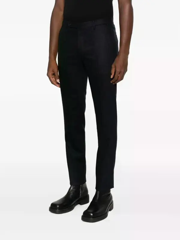 Incotex Pressed-crease Trousers - Blue