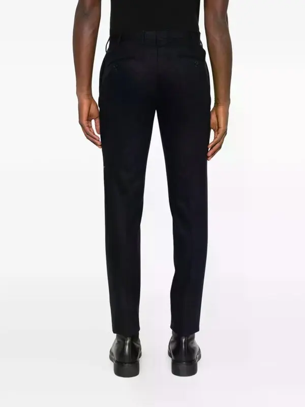 Incotex Pressed-crease Trousers - Blue
