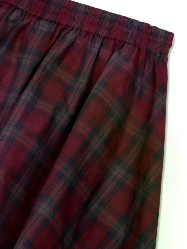 STUDIO TOMBOY Checked Midi Skirt