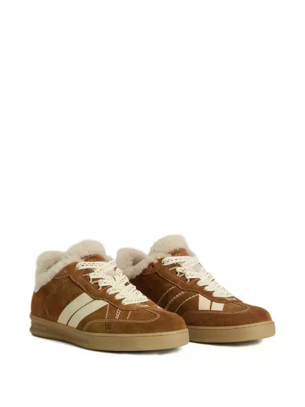 Woolrich Shearling-lined Stripe Sneakers - Fca