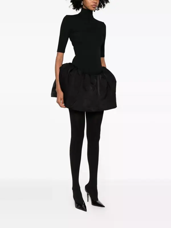 Magda Butrym Roll-neck Puffball Mini Dress