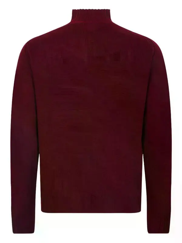VIVIENNE WESTWOOD Ribbed Logo Sweater - Red