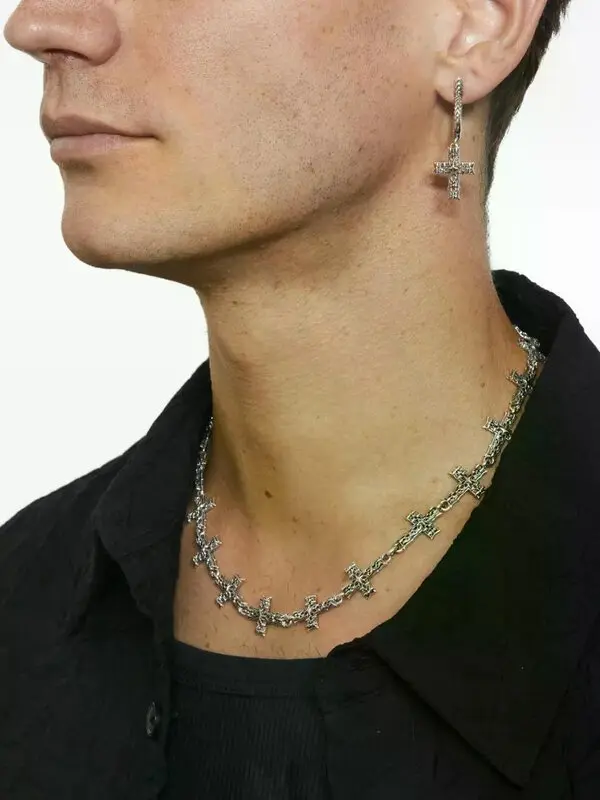 Emanuele Bicocchi Notre-dame Cross Necklace