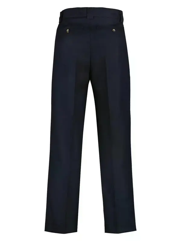 PT TORINO Virgin Wool Trousers - Blue