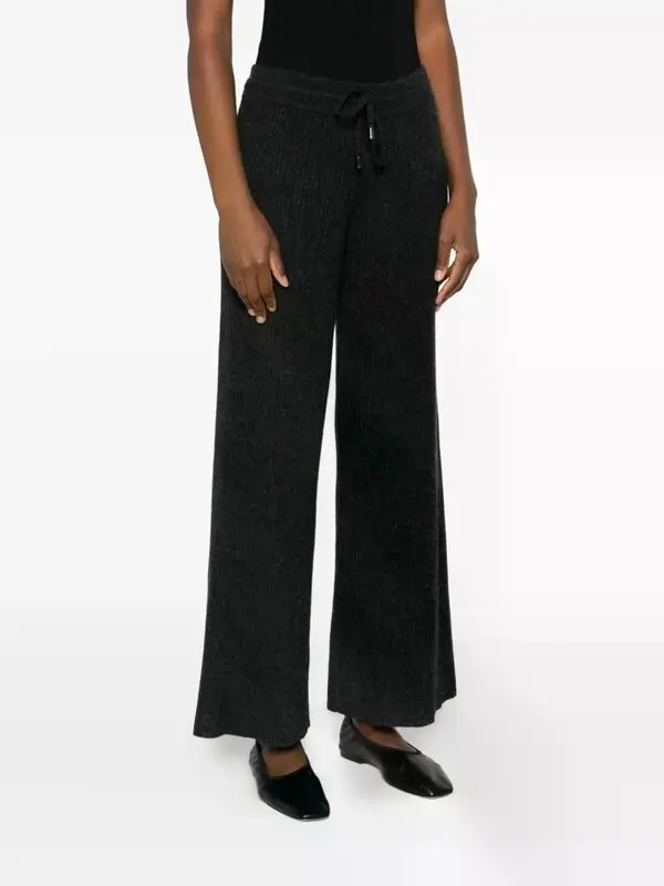 Eric Bompard Ribbed Drawstring Trousers