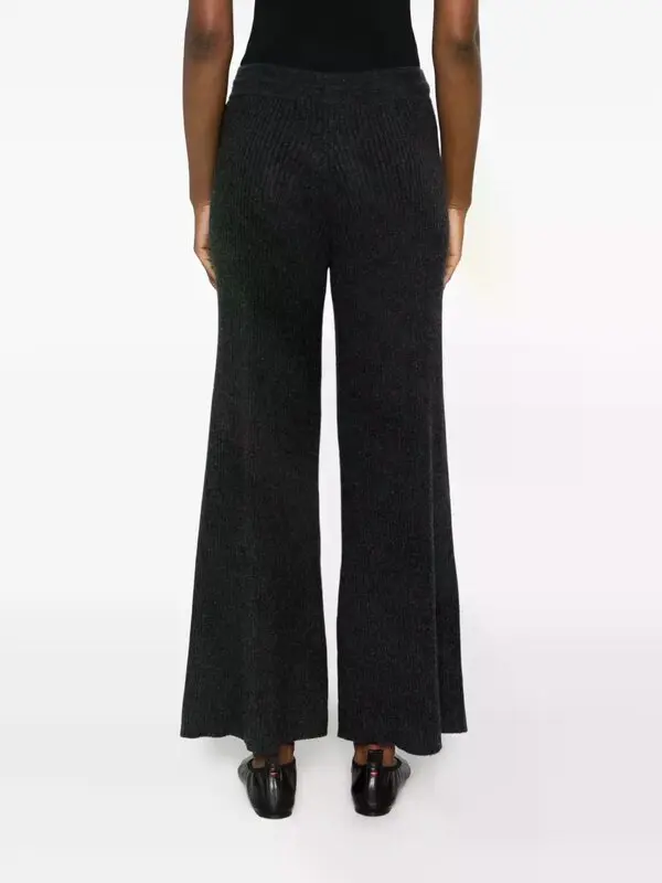 Eric Bompard Ribbed Drawstring Trousers