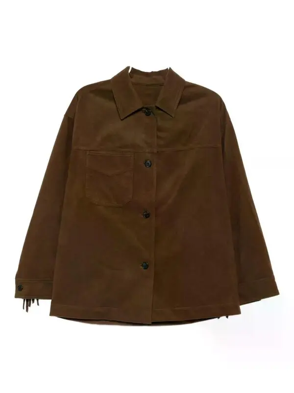JUUN.J Fringed Suede Jacket