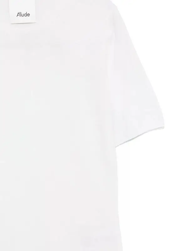 ALLUDE Crew-neck T-shirt