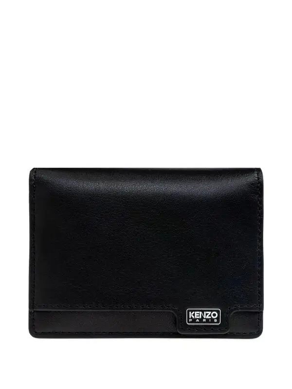Kenzo Logo Plaque Cardholder - Black