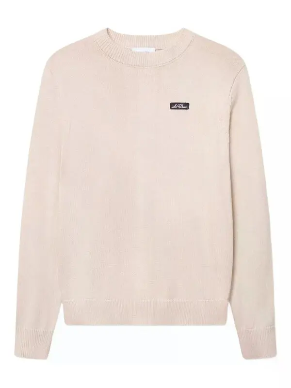 LES DEUX Gary Logo-patch Crew-neck Knitwear