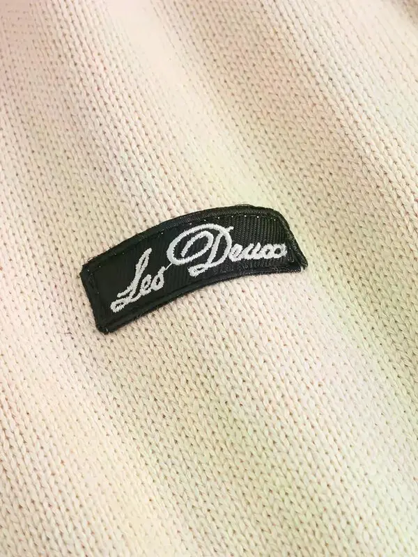 LES DEUX Gary Logo-patch Crew-neck Knitwear