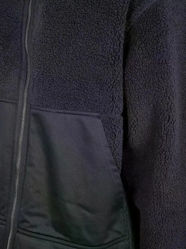 Adidas Fleece Zip-up Sweatshirt - Black