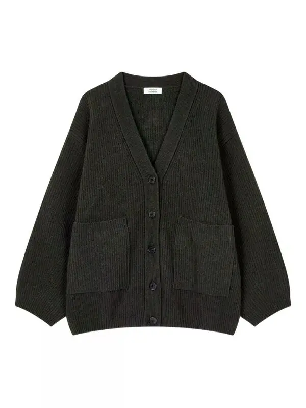 STUDIO TOMBOY Ribbed-knit Cardigan - Grey