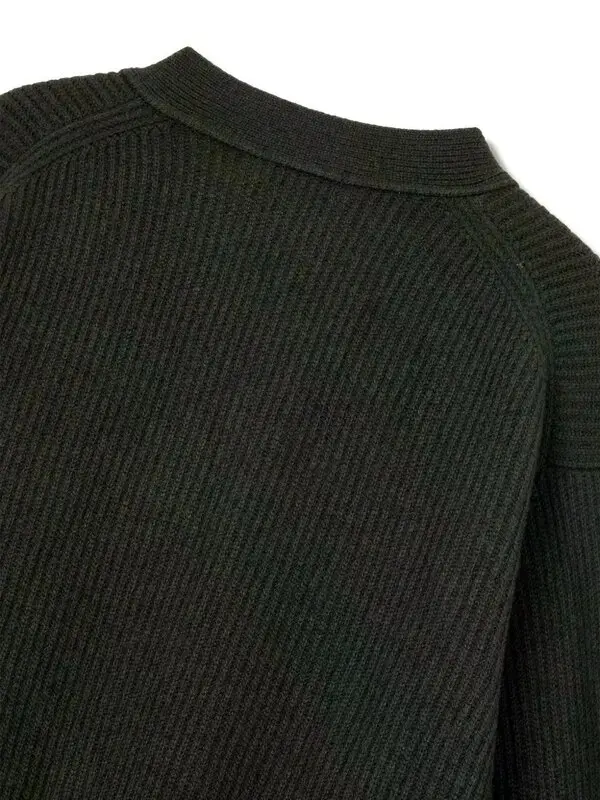 STUDIO TOMBOY Ribbed-knit Cardigan - Grey