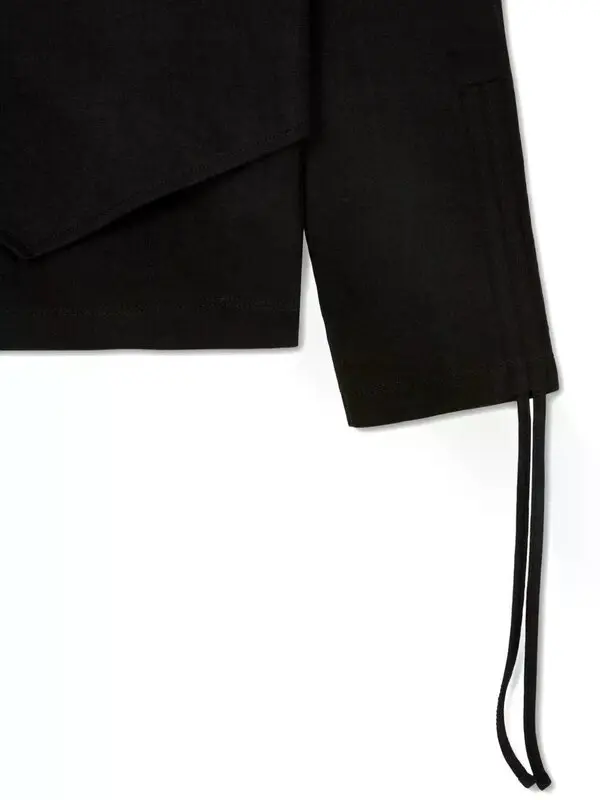 STUDIO TOMBOY Layered T-shirt With Strap Detail - Black