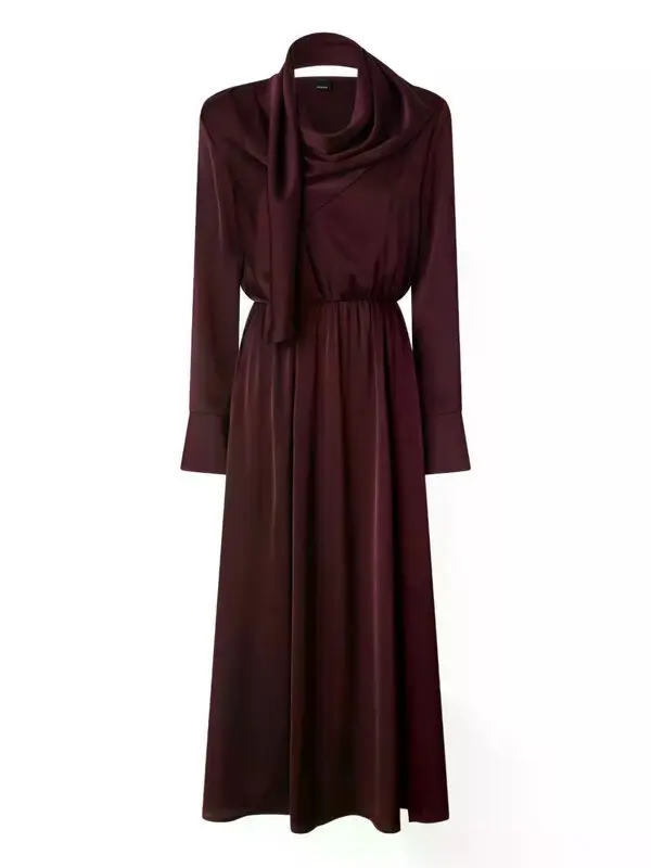 Pinko Maite Scarf-detail Midi Dress