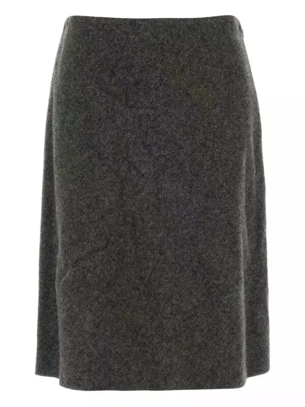 Miu Miu Shetland Wool Pencil Skirt