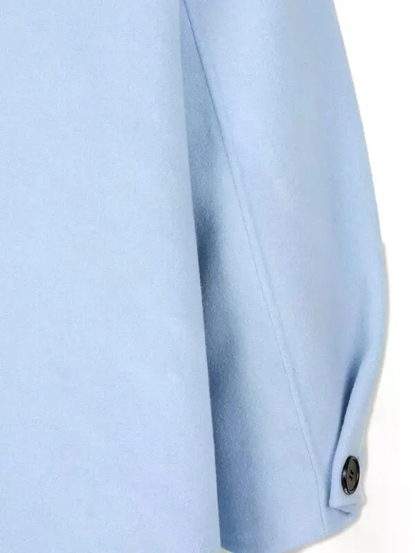 STUDIO TOMBOY Balmacaan Single-breasted Coat - Blue