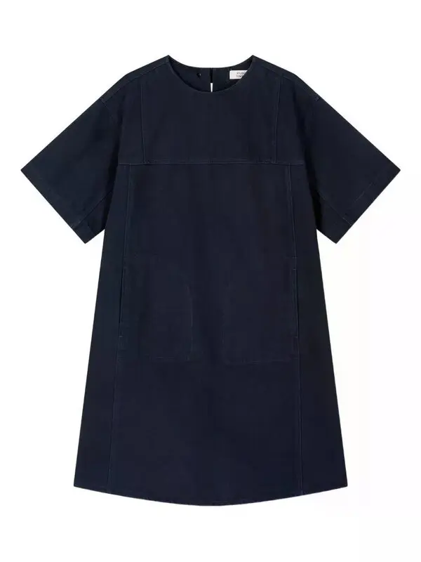 STUDIO TOMBOY Twill Tunic Dress - Blue
