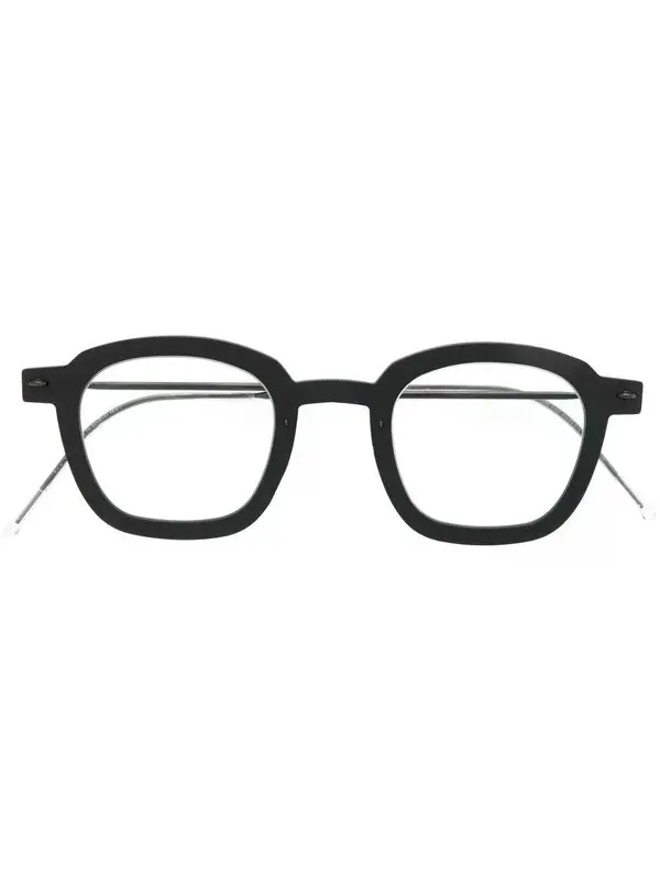 LINDBERG Square-frame Glasses - Black
