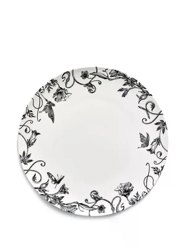 SERAX X Tomorrowland Floral-print Plate - White