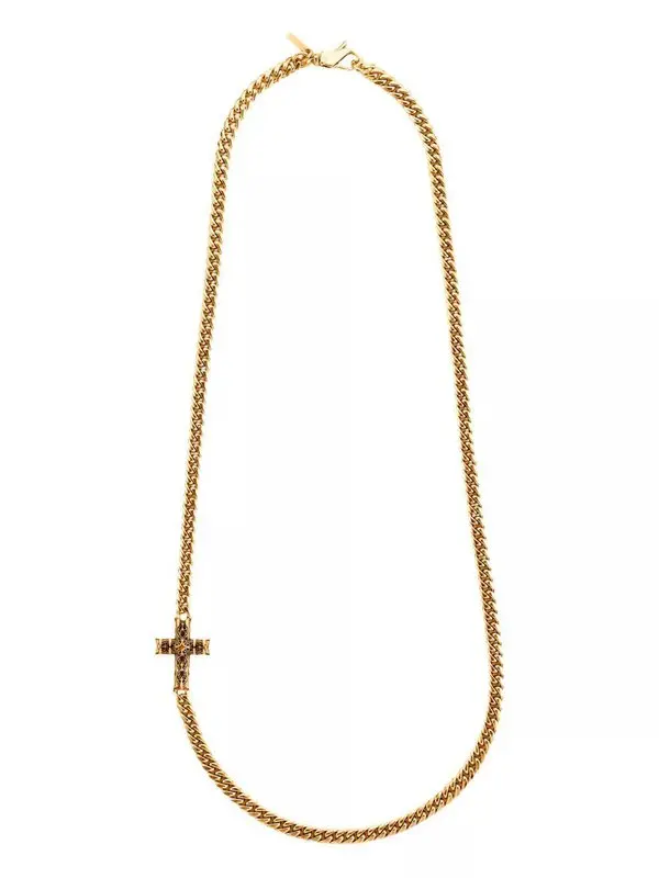 Emanuele Bicocchi Notre-dame Cross-chain Necklace - Gold