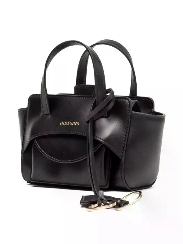 HIDESINS Flap Tote Bag - Black