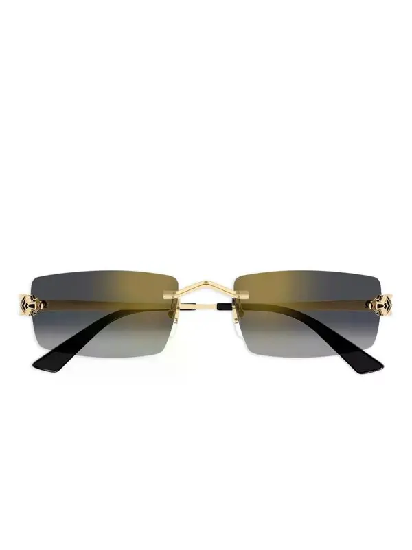 CARTIER Panthère De Sunglasses - Gold