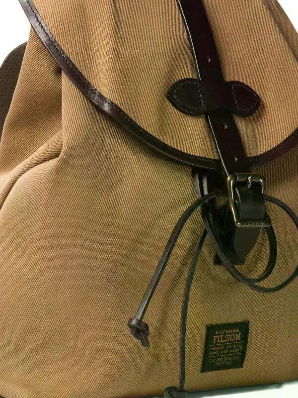 Filson Leather-trimmed Backpack