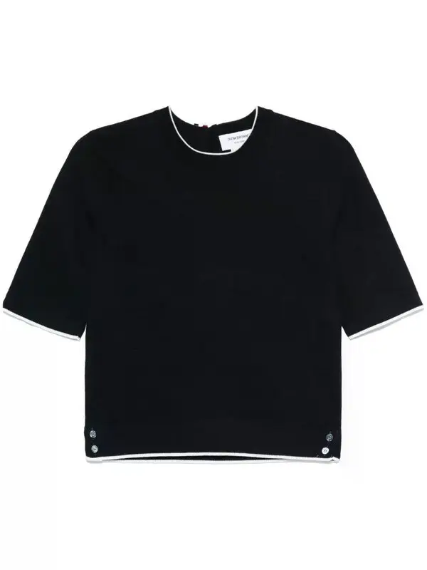 Thom Browne Textured Wool T-shirt