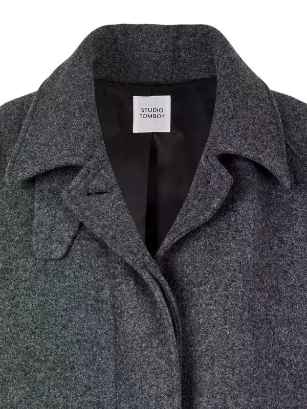 STUDIO TOMBOY Balmacaan Single-breasted Coat