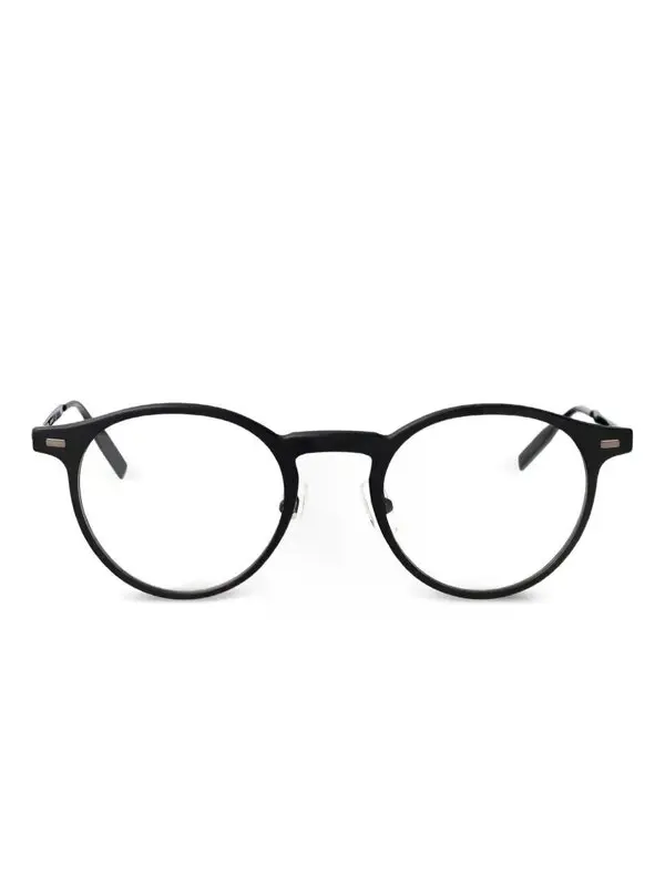 Montblanc Round-frame Glasses - Black