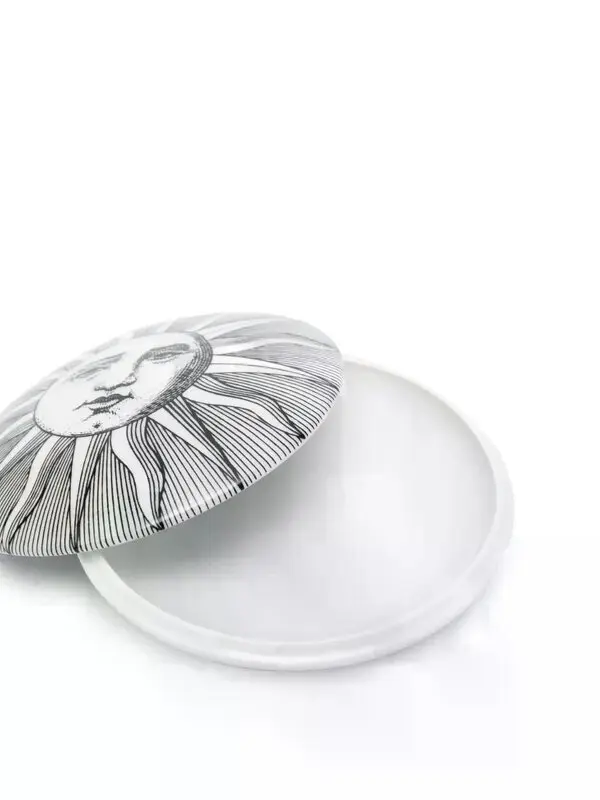 FORNASETTI Graphic-print Ceramic Trinket Dish