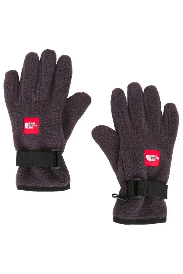The North Face Red Box Fleece Gloves - Obsidian