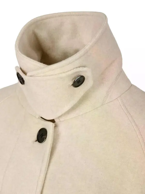 STUDIO TOMBOY Balmacaan Single-breasted Coat - Neutrals