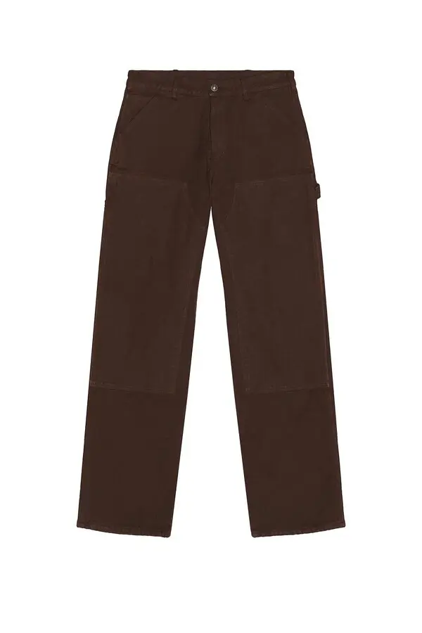 SKY HIGH FARM WORKWEAR Flannel Lined Canvas Double Knee Pants