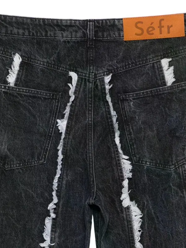 Séfr Frayed-detail Jeans