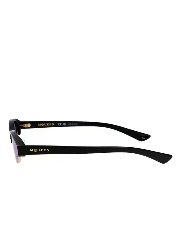Alexander McQueen Am0534s Oval-frame Sunglasses
