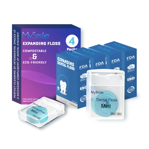 MYSMILE Woven Dental Floss - One-color